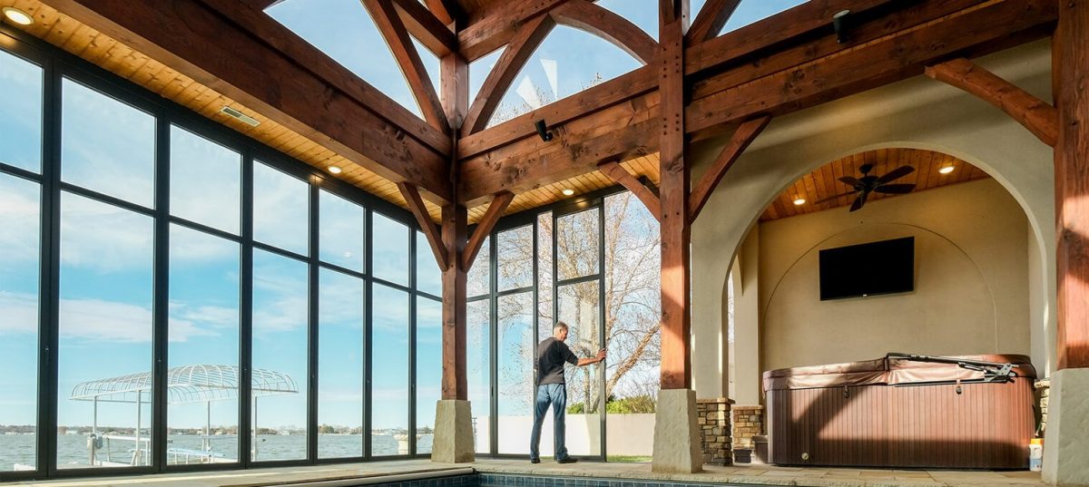 Timberlyne | Indoor Outdoor Pool Pavilion