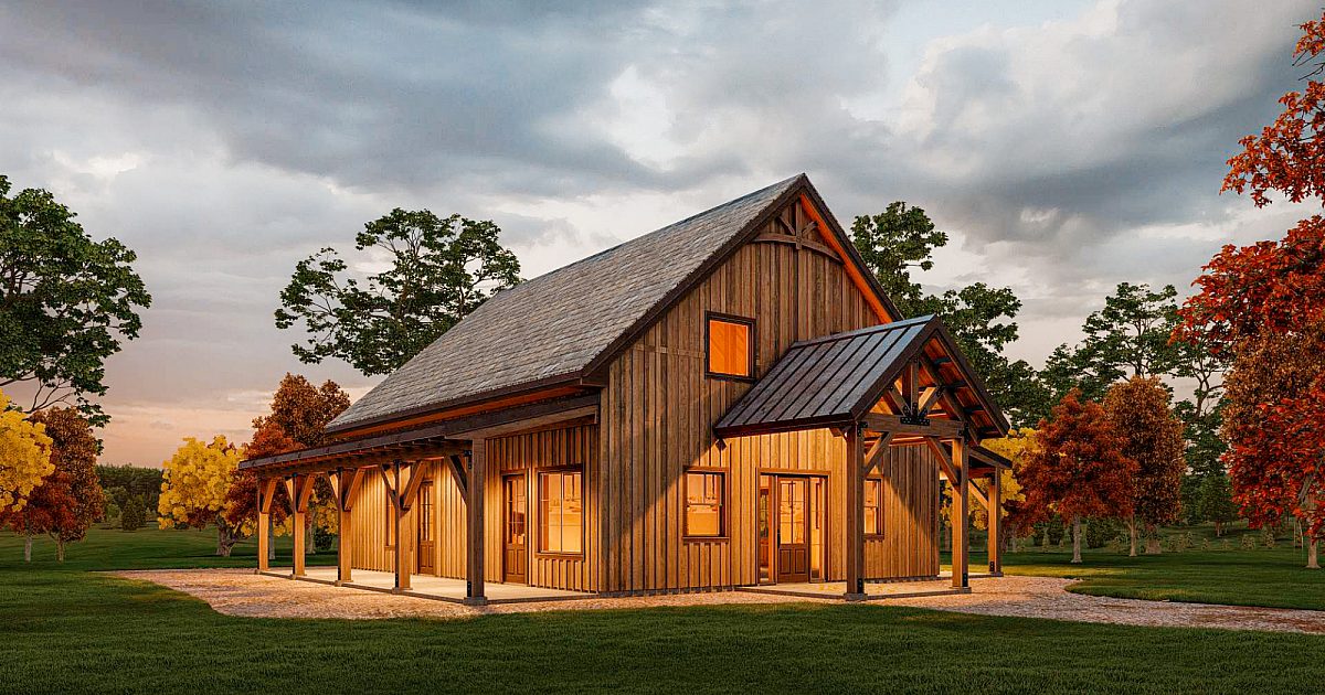 Post And Beam Barn Style Homes - The Best Picture Of Beam