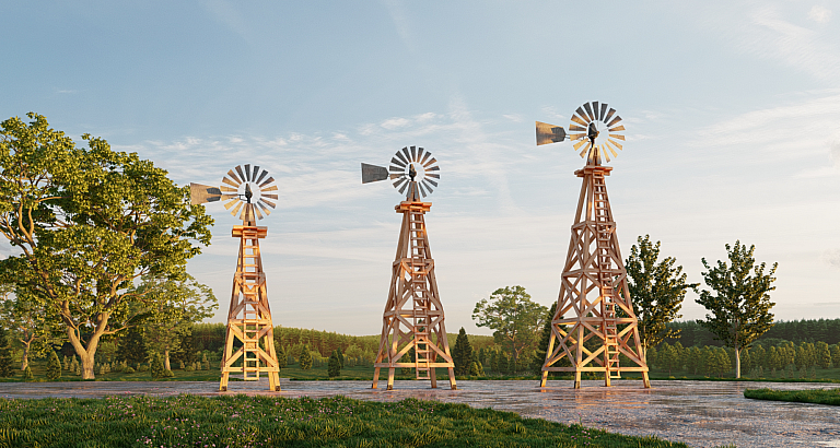 Timberlyne | Timberlyne Wood Tower Windmills