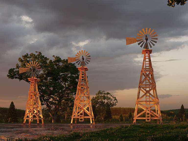 Timberlyne | Timberlyne Wood Tower Windmills