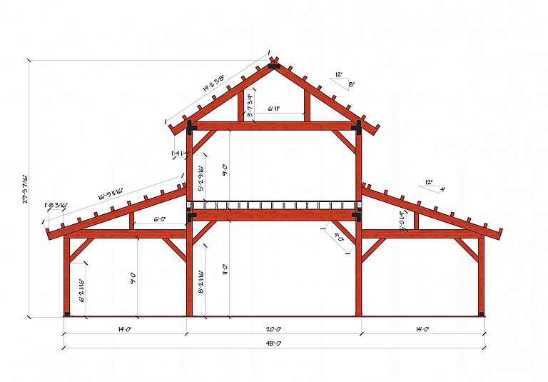 Timberlyne | Hawthorn - 48'x48'